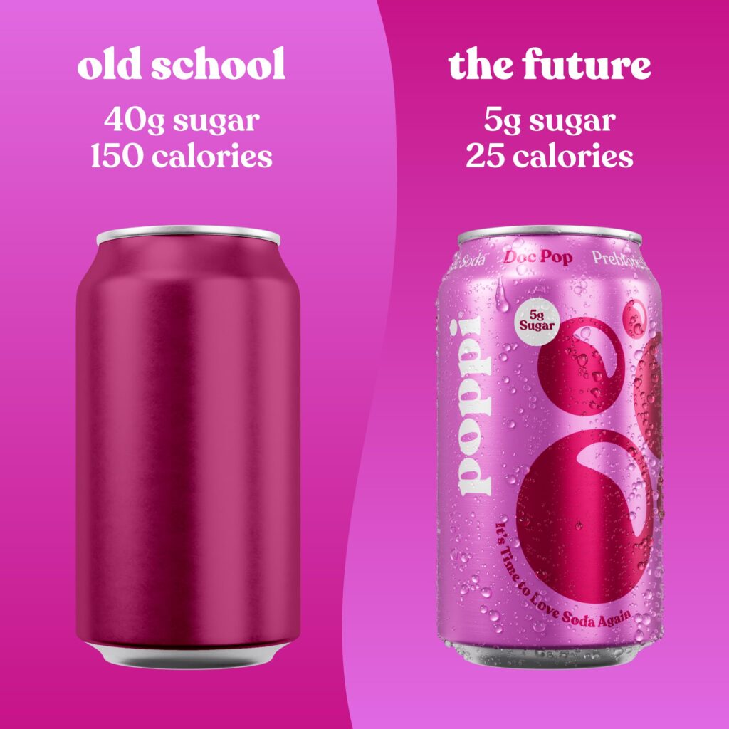 CANS - POPPI DOC POP PREBIOTIC SODA 12/12OZ - Denver Beverage